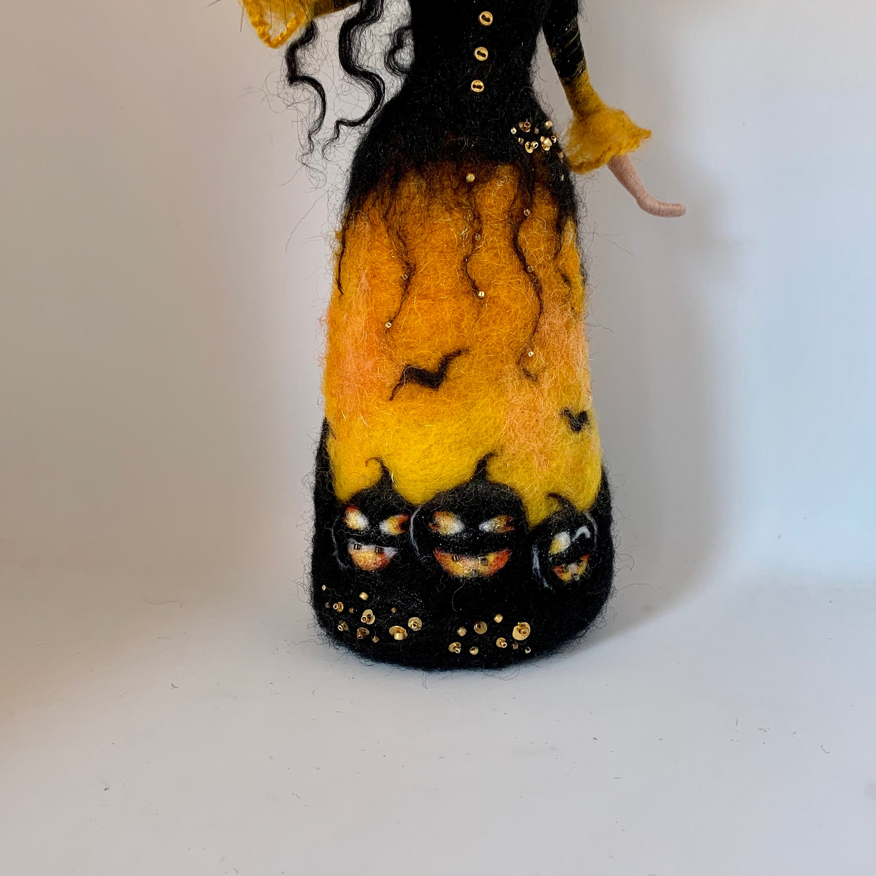 Needle Felted Witch, Waldorf Inspired, Felted Witch, Witch, Halloween ...