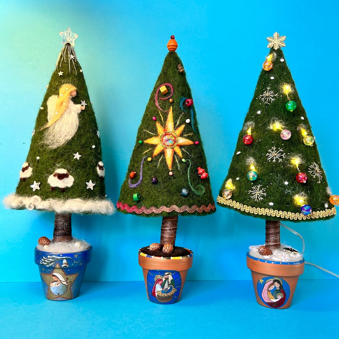 Needle Felted Tree. - Etsy