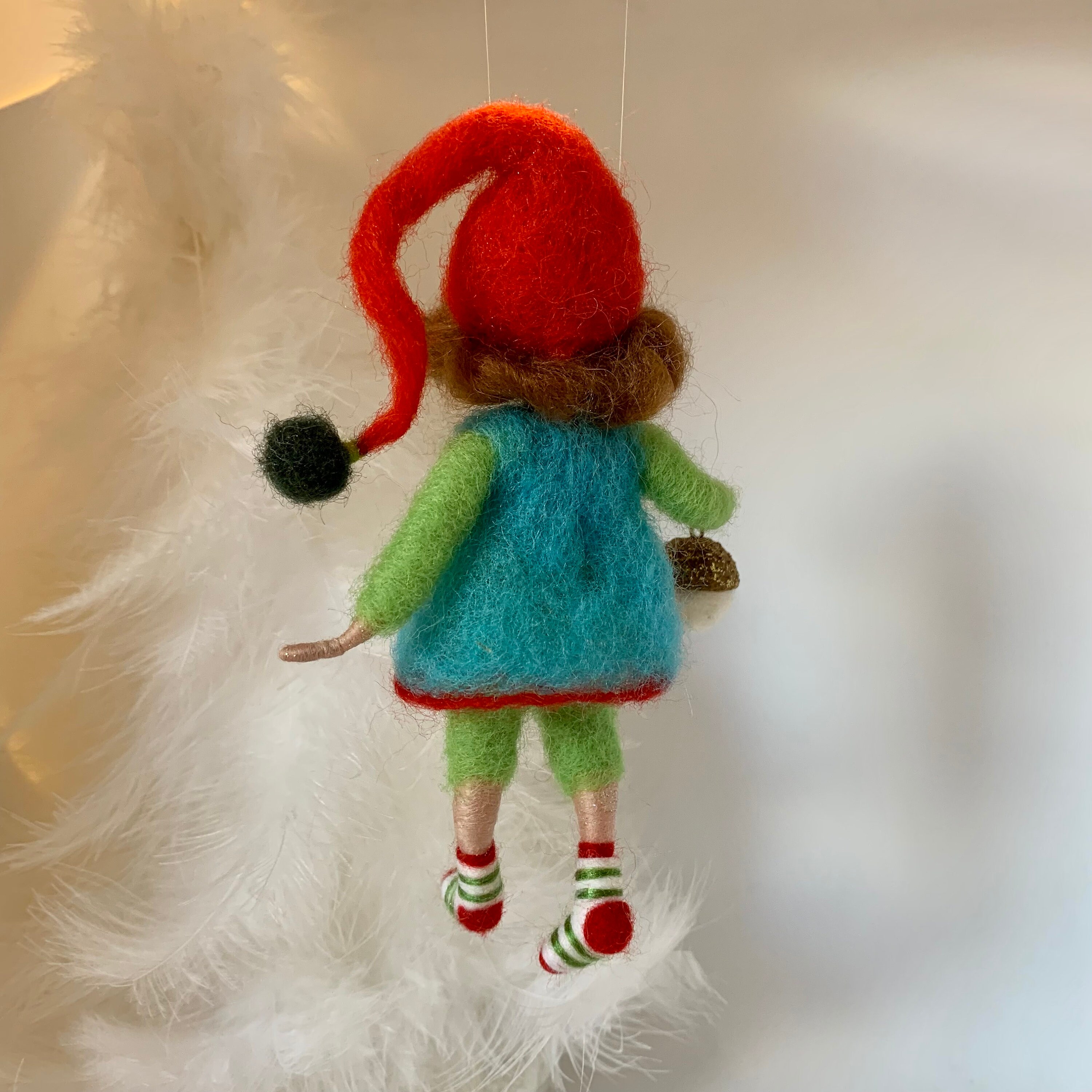 Needle Felted Elf, Waldorf Inspired, Felted Doll, Felted Elf, Christmas ...