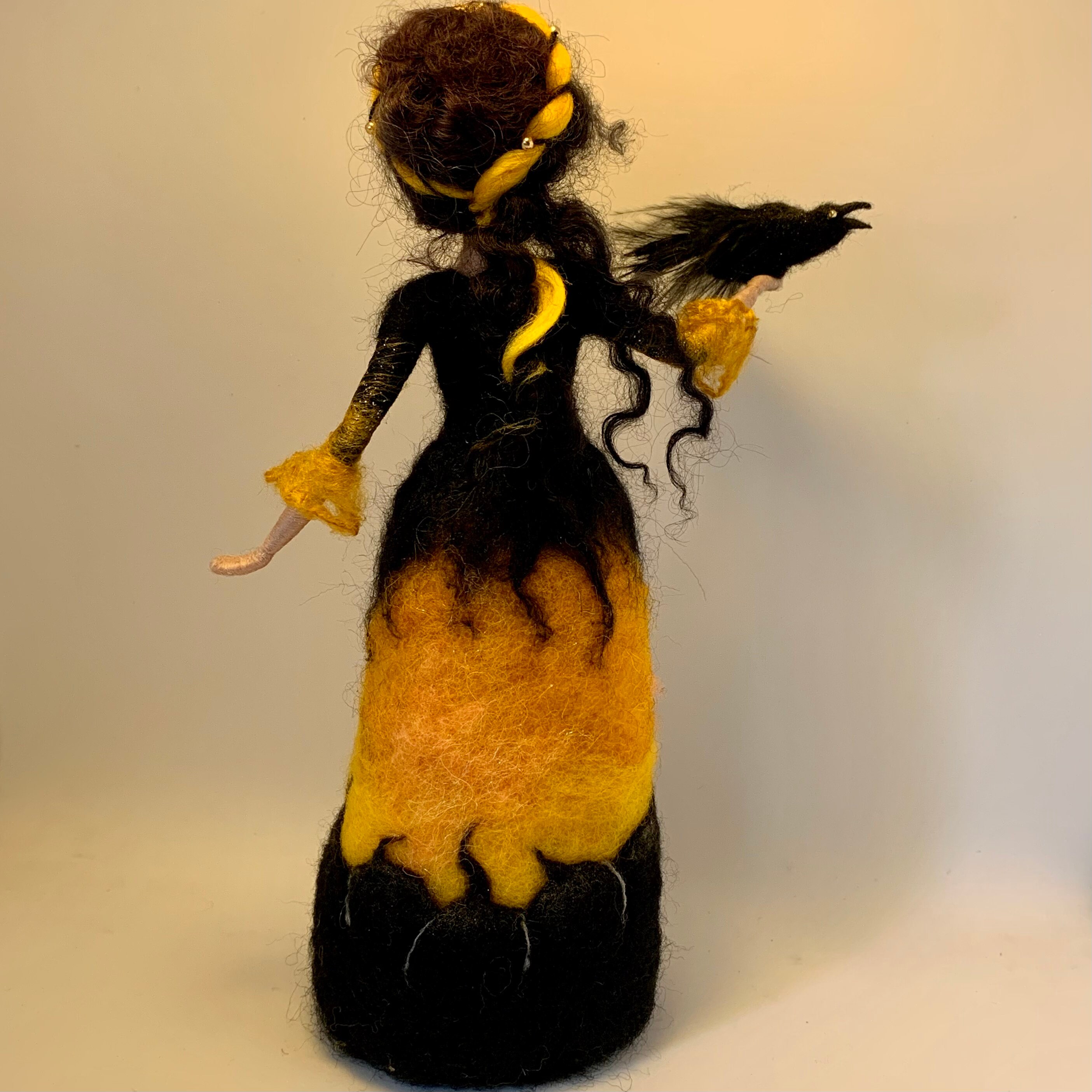 Needle Felted Witch, Waldorf Inspired, Felted Witch, Witch, Halloween ...