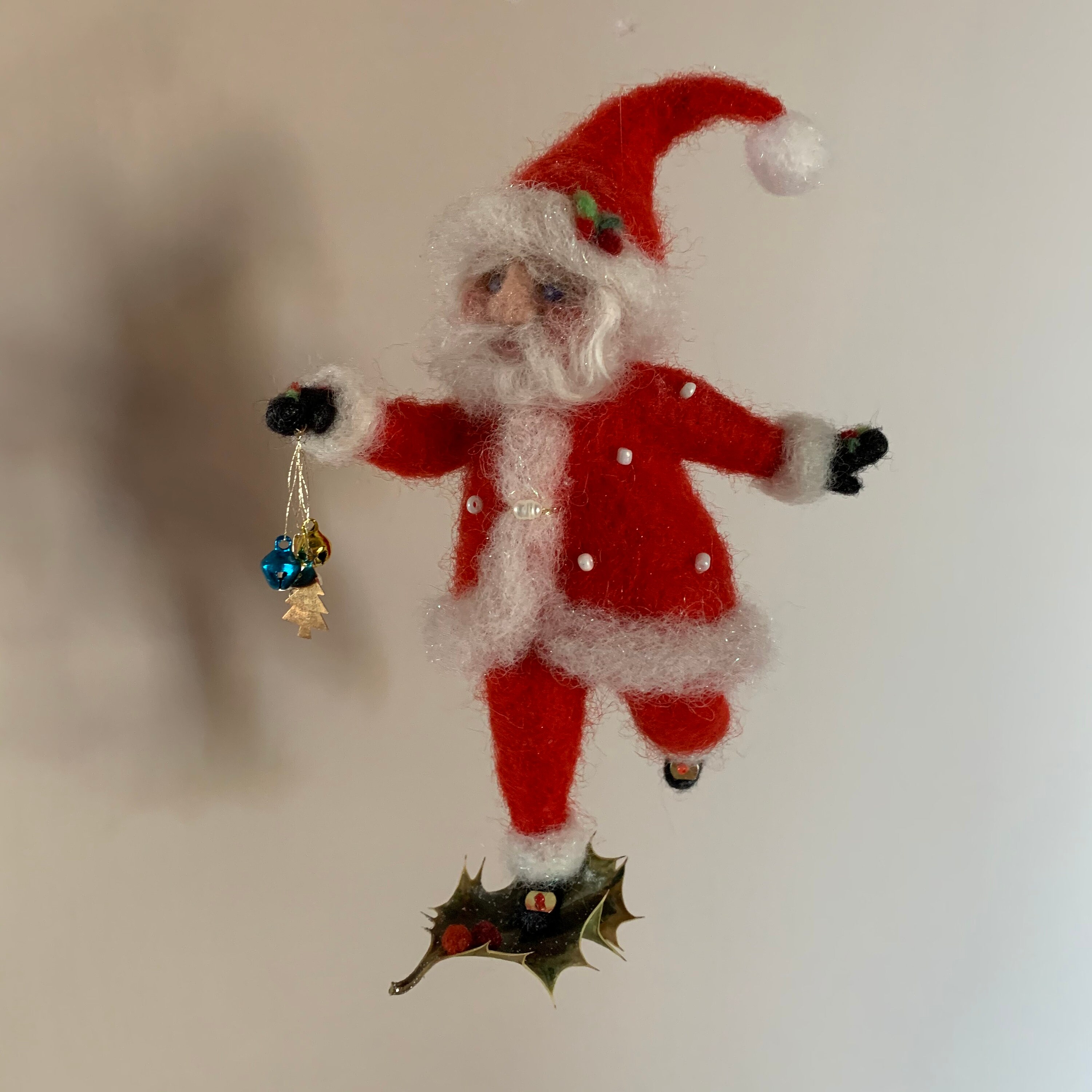 Needle Felted Santa - Etsy