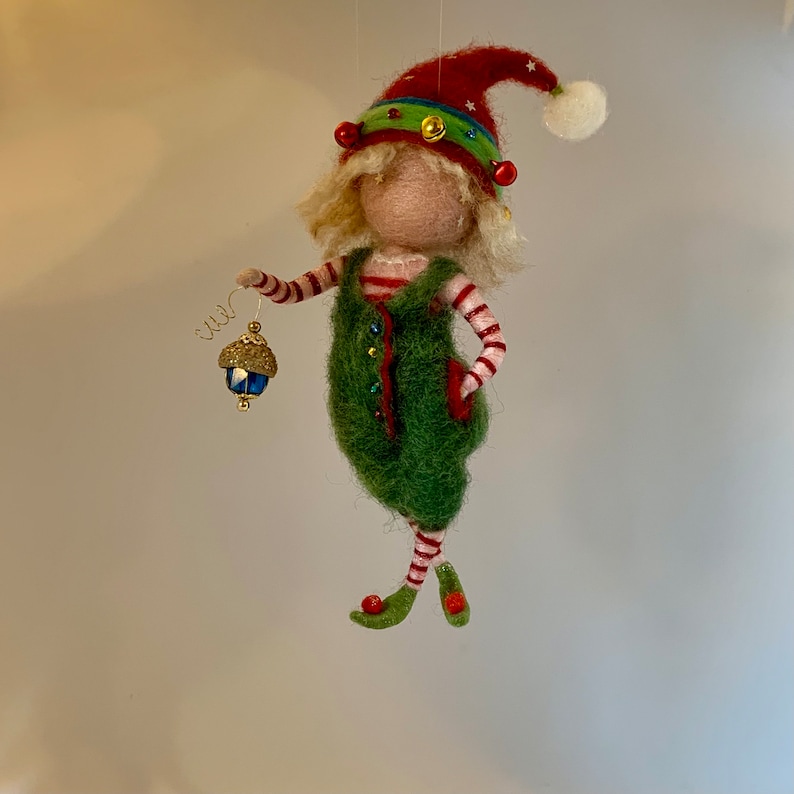 Needle Felted Elf, Waldorf Inspired, Felted Elf, Christmas Doll ...