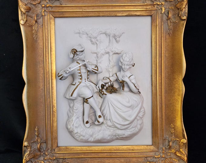 Vintage Meissen Porcelain 3D Scenes From Castle-park of Sanssouci About ...