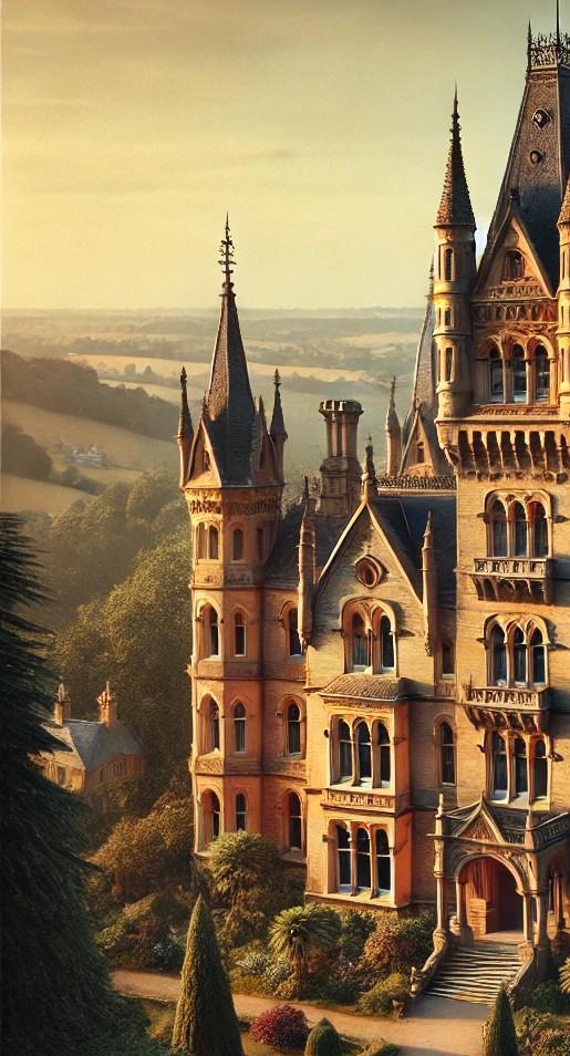 Victorian Castle Image - Etsy