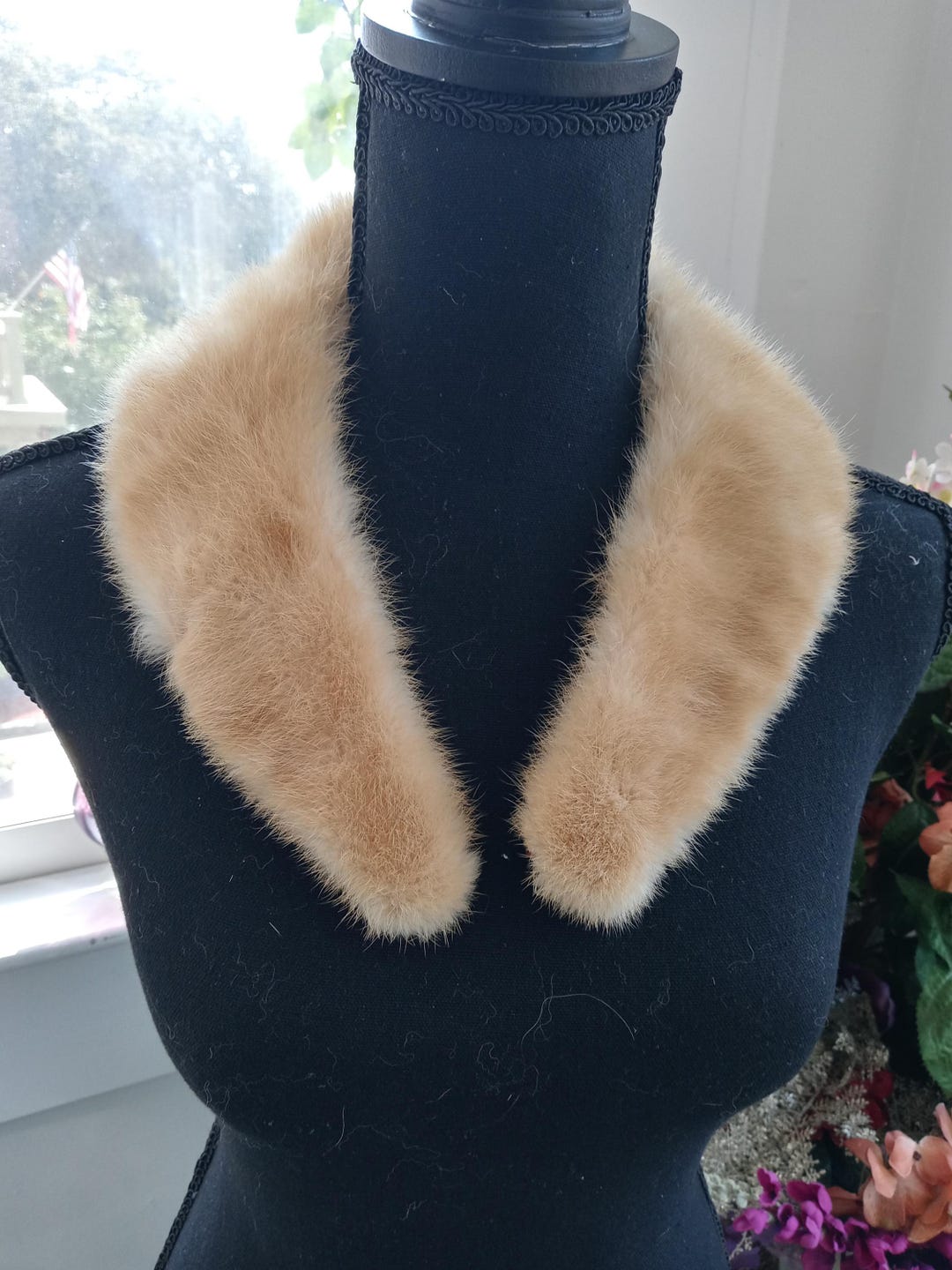 Fur Collar Petite Fur Collar Vintage Fur Collar 22 Inch Fur Rare Find ...