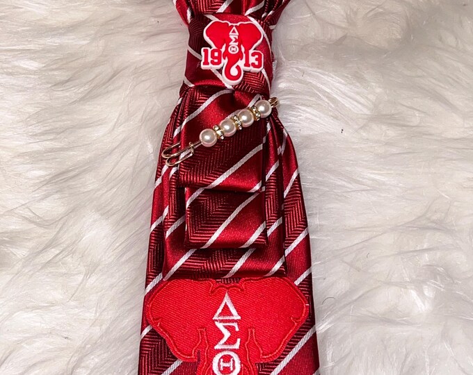 Delta Sigma Theta Sorority Junk Tie - Etsy
