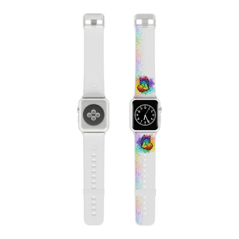 Elegant Watch Band, Butterfly Pride Apple Watch Strap, Gay Lesbian ...