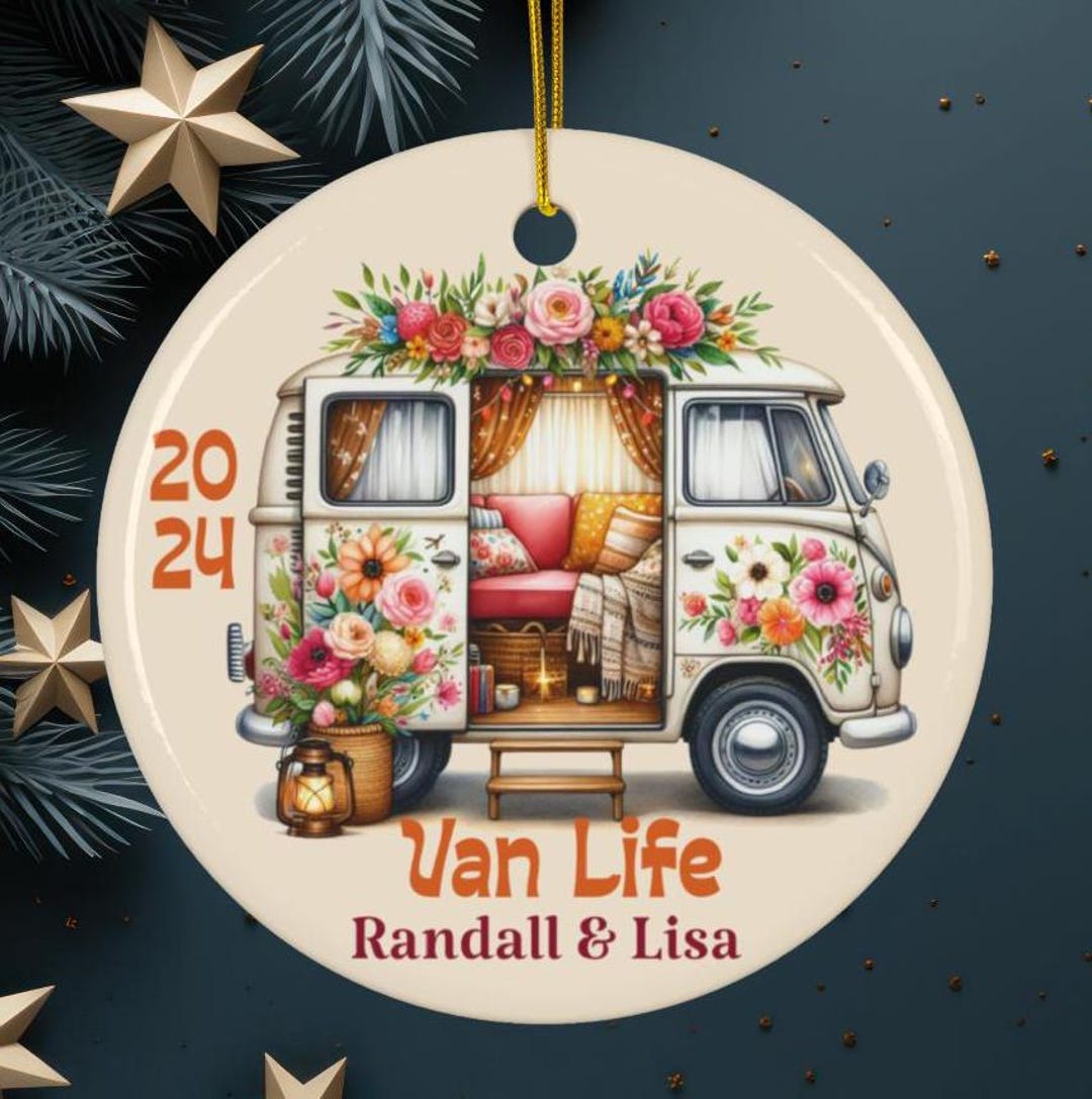 Van Life Christmas Ornament Van Life Ornament Road Trip Ornament Happy ...