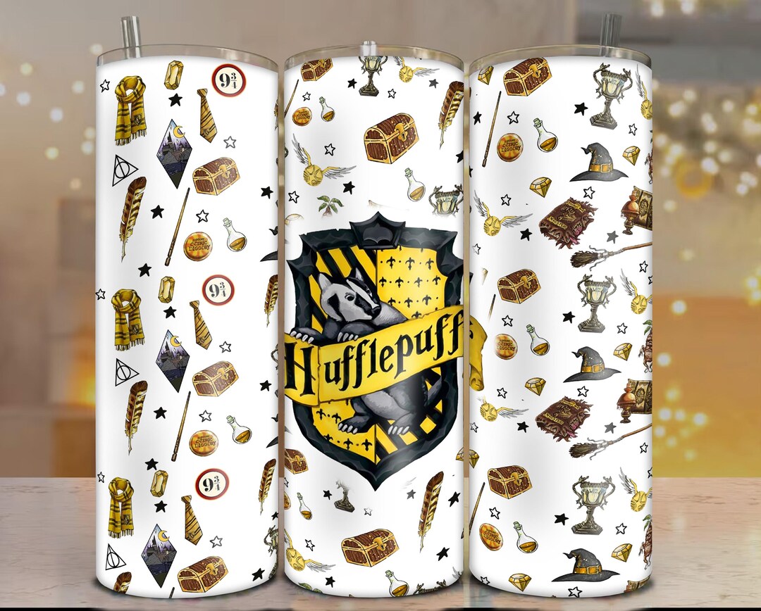 Huffle Puff Wrap Design 20oz Sublimation Tumbler Digital Design Jpg ...