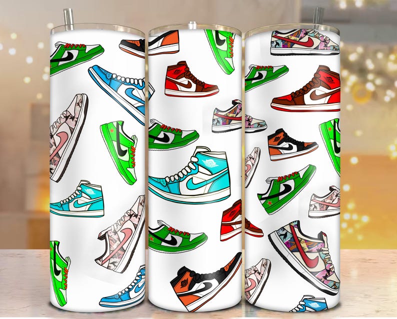 PACK OF 2 Nike Designs, Digital File for Sublimation , 20 Oz Skinny ...