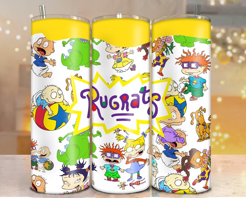 Rugrats Digital File 20oz Wrap Sublimationdesign Jpg Print 2 Designs - Etsy