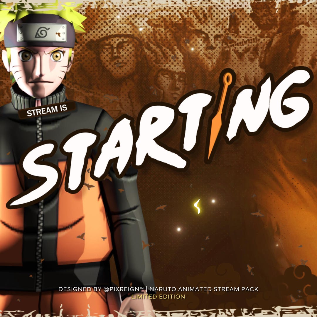 Shinobi Animated Stream Pack | Ninja Stream Pack | Shinobi Stream ...