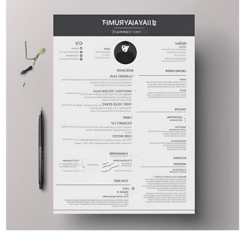 English CV Template, Professional CV Template,canadian CV Template - Etsy