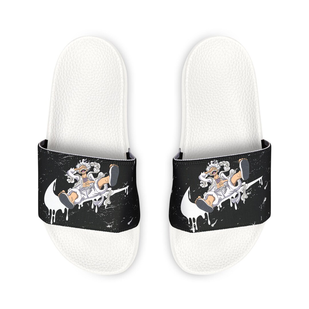 One Piece Mokey D Luffy Gear 5 Men's Removable-strap Sandals Slides ...