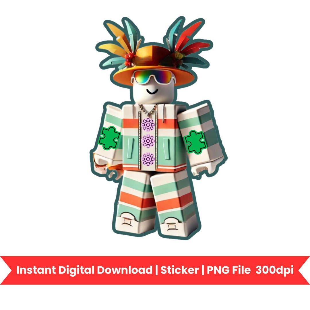 Roblox Png Characters, Roblox Png, Roblox Sticker Png, Sticker Design ...