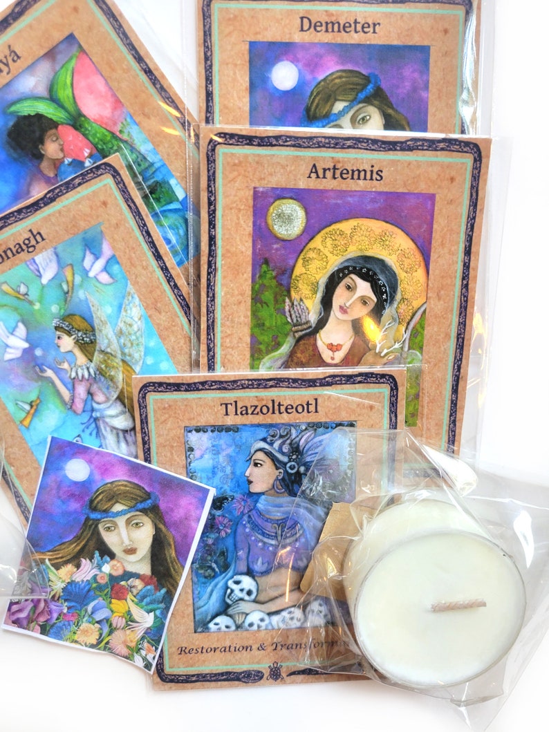 Goddess Mini Card Reading Gift Set - Etsy