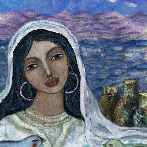 Mary Magdalene Art on Canvas Maria Magdalena La Magda Maria - Etsy