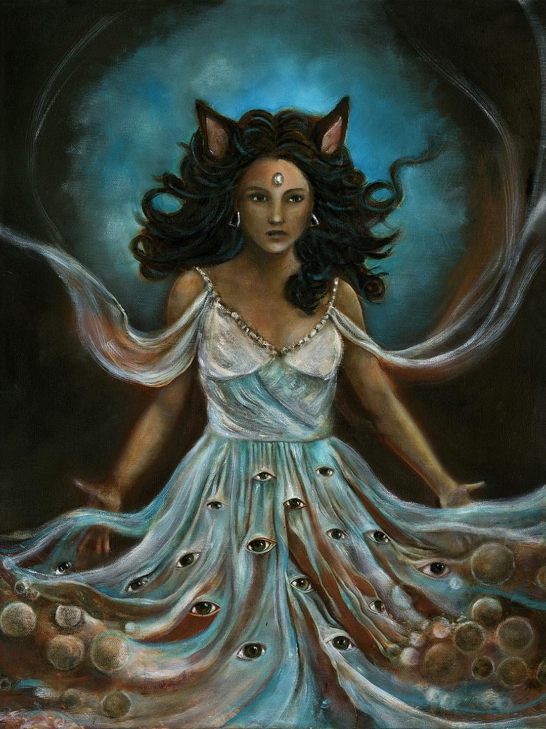 Lyssa Goddess Art, Greek Goddess Art, Sacred Union Gift, Pagan Altar ...