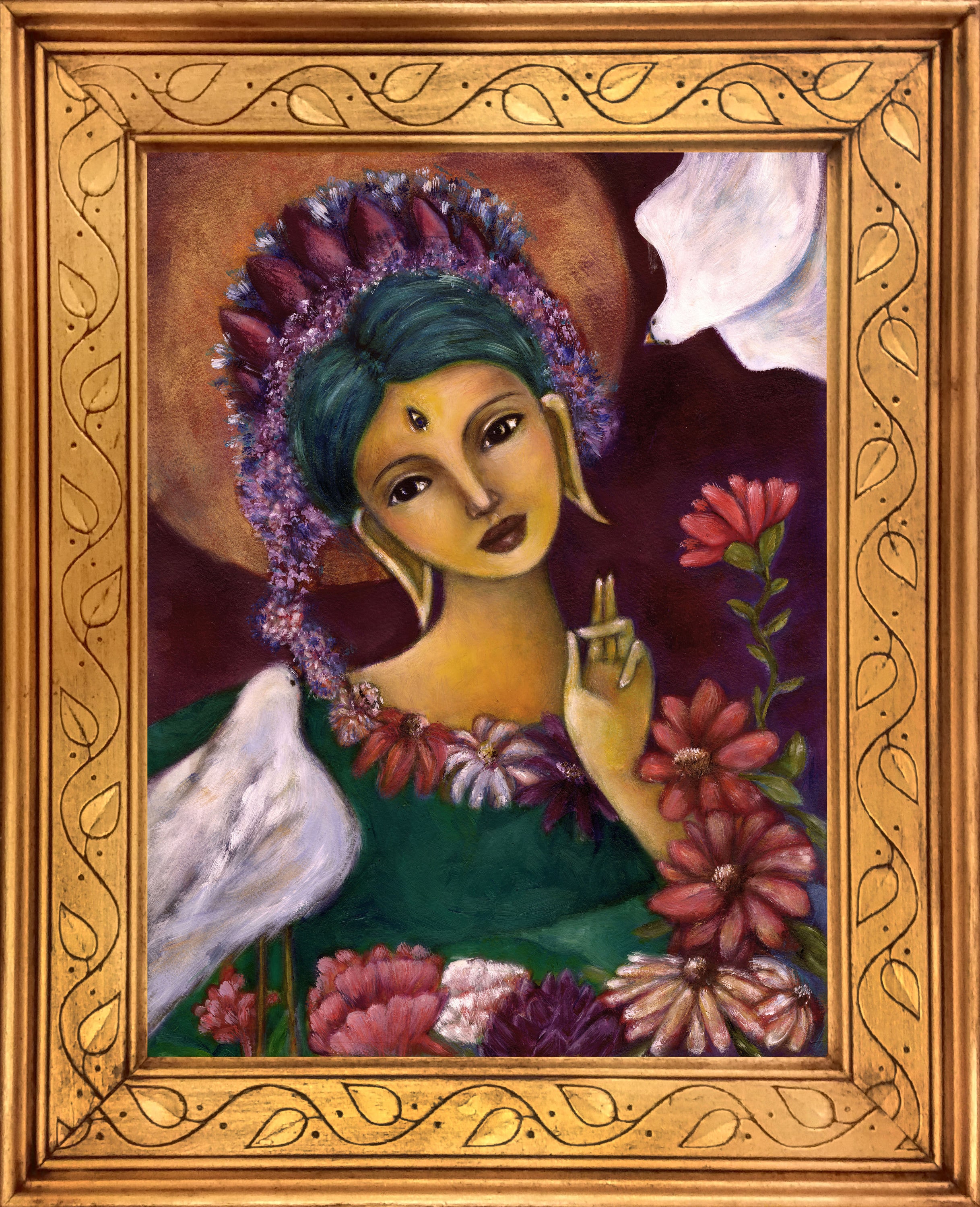 Yellow Tara Goddess of Wealth and Prosperity Goddess Art on - Etsy Canada