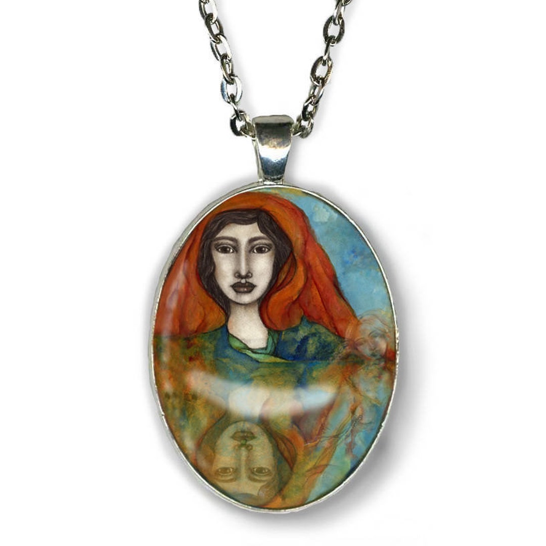 Freyja Goddess of Love and Sensuality Pendant - Goddess Wearable Art ...
