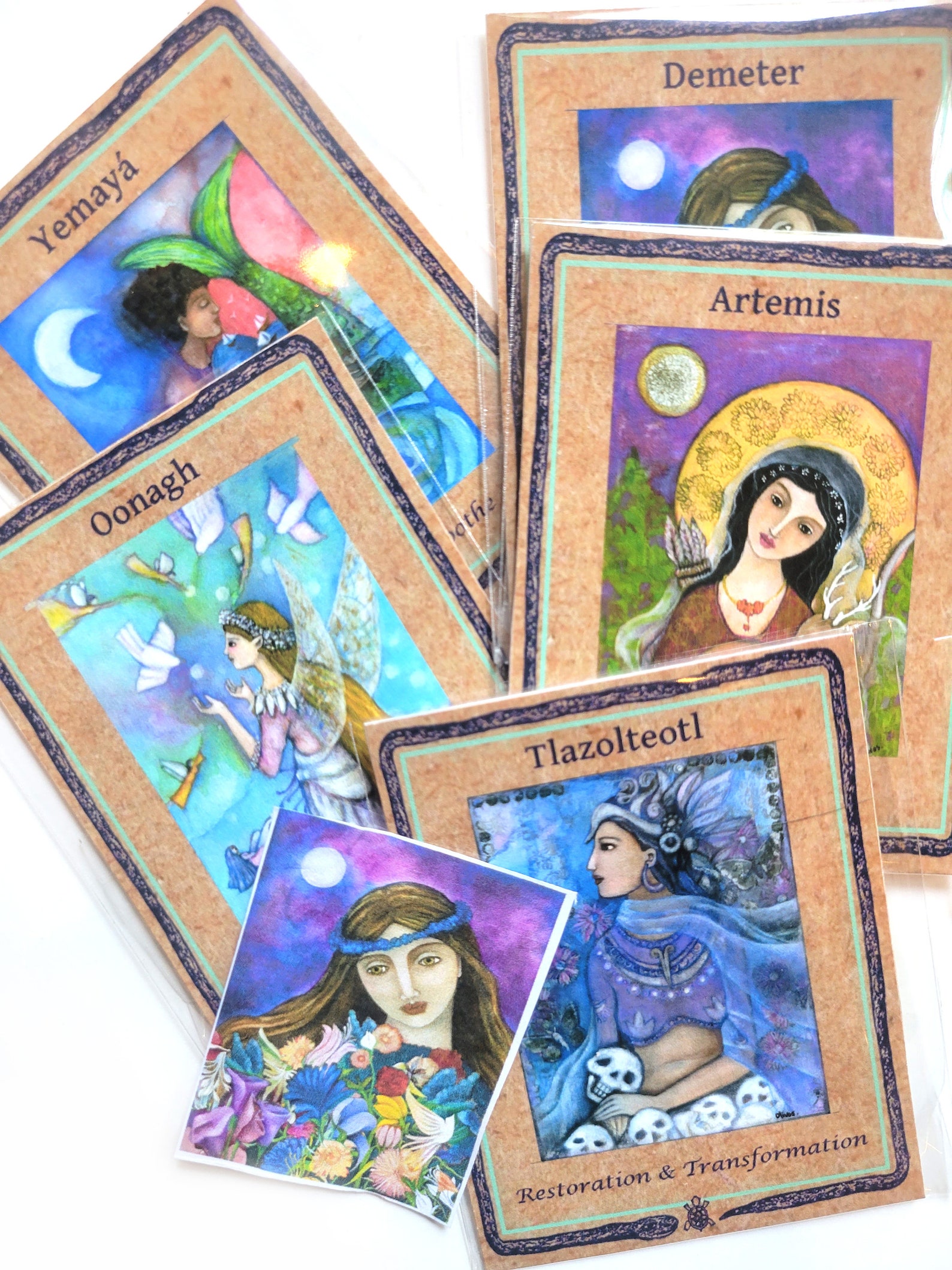 Goddess Mini Card Reading Gift Set - Etsy