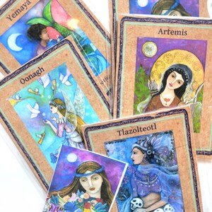 Goddess Mini Card Reading Gift Set - Etsy