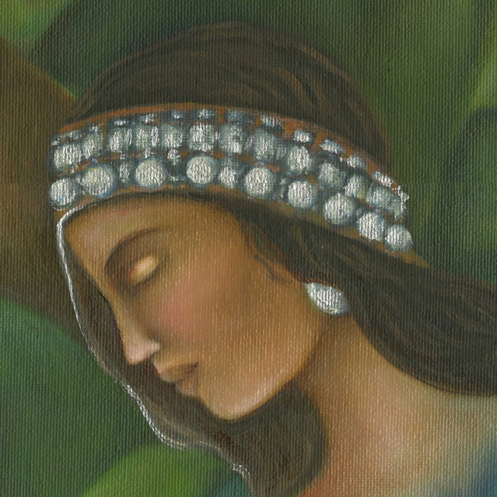 Shaman Painting Mapuche Art Female Shaman Chaman Curandera - Etsy