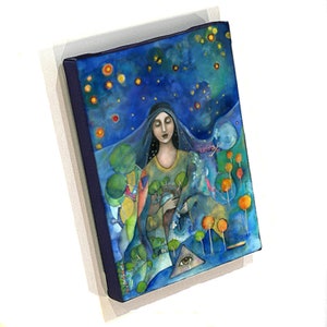 Vesna, Slavic Goddess of Awakening and Intuition, Inspirational Art on ...