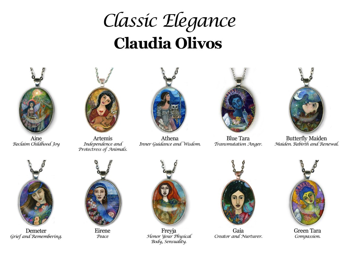 Vesna Slavic Goddess of Awakening Pendant - Pagan Necklace - Women's ...