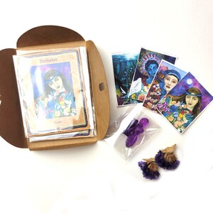 Goddess Mini Card Reading Gift Set - Etsy