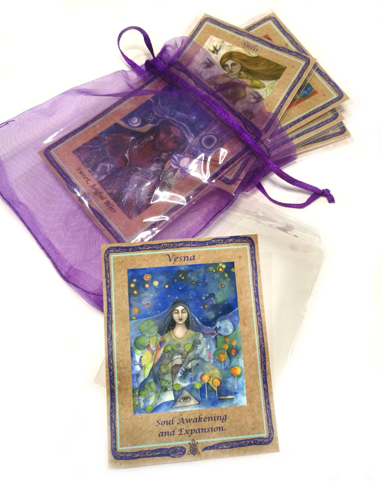 Goddess Gift Box Set Goddess Necklace and Mini Oracle Cards - Etsy