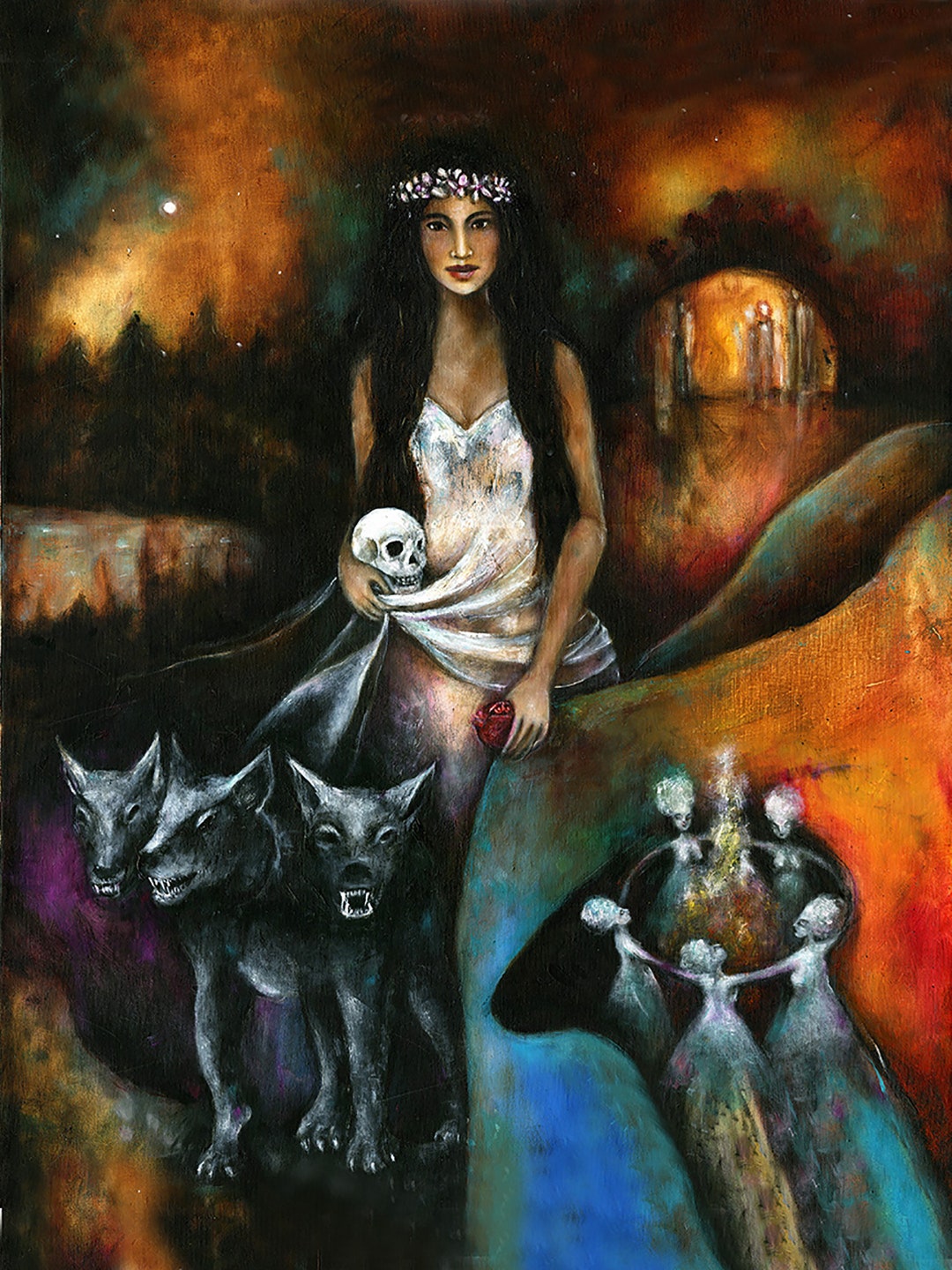 Persephone, Queen of the Underworld, Wall Art, Inspirational Print on ...