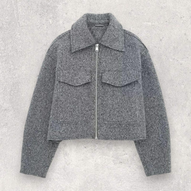 Wool Cropped Jacket - Etsy
