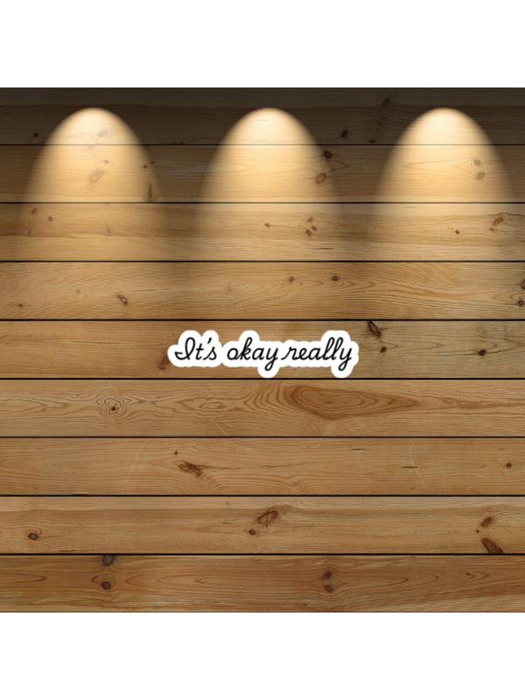 It's Okay Really Stickers Funny Cute Waterproof Sticker Laptop Sticker ...