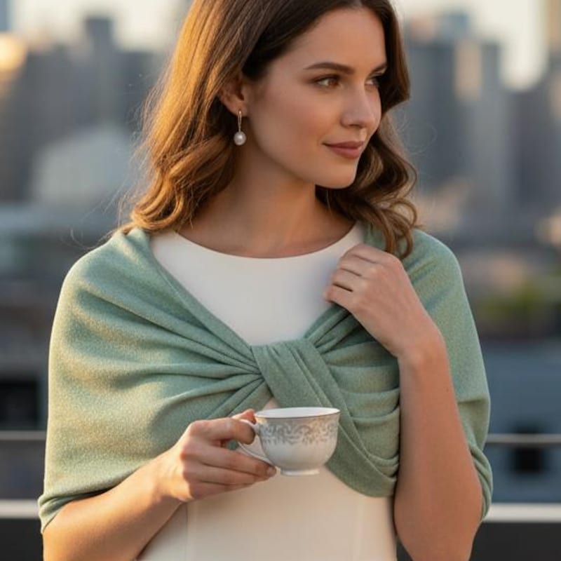 Sage Shawl - Etsy