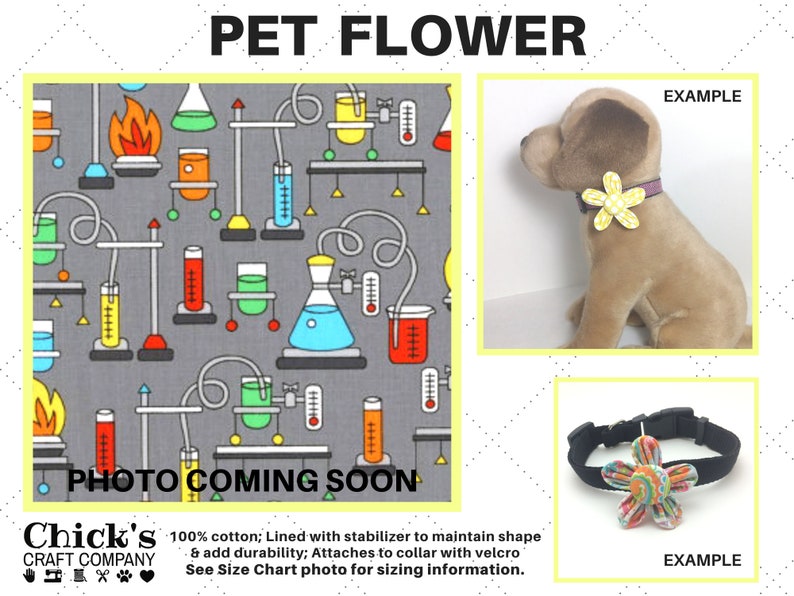 Science Lab Pet Accessory Over the Collar Custom - Etsy