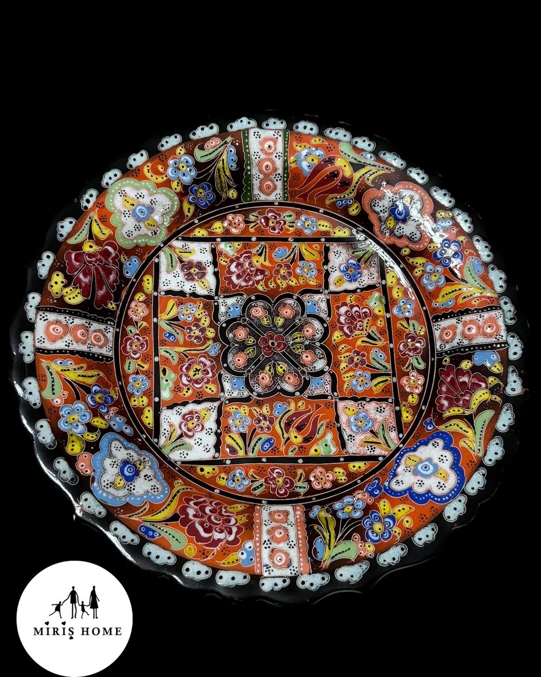 Turkish Tile Art , Cini Turkish Tile , Turkish Tilehandmade Plate - Etsy