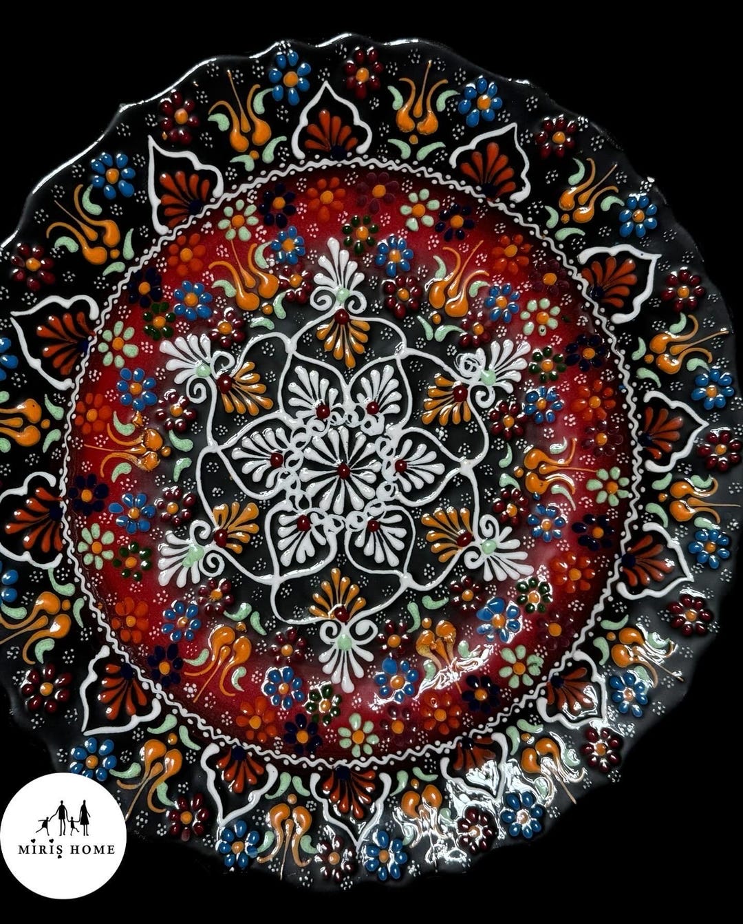 Turkish Tile Art , Cini Turkish Tile , Turkish Tilehandmade Plate - Etsy