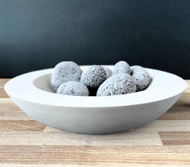 Concrete Lava Rock Essential Oil Diffuser Bowl: Modern Aromatherapy ...