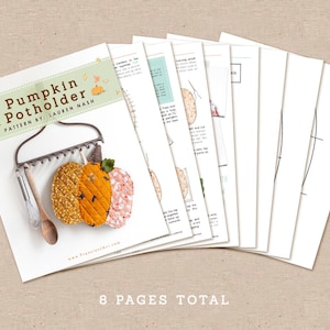 PDF Sewing Pattern- Pumpkin Pot Holder - Etsy