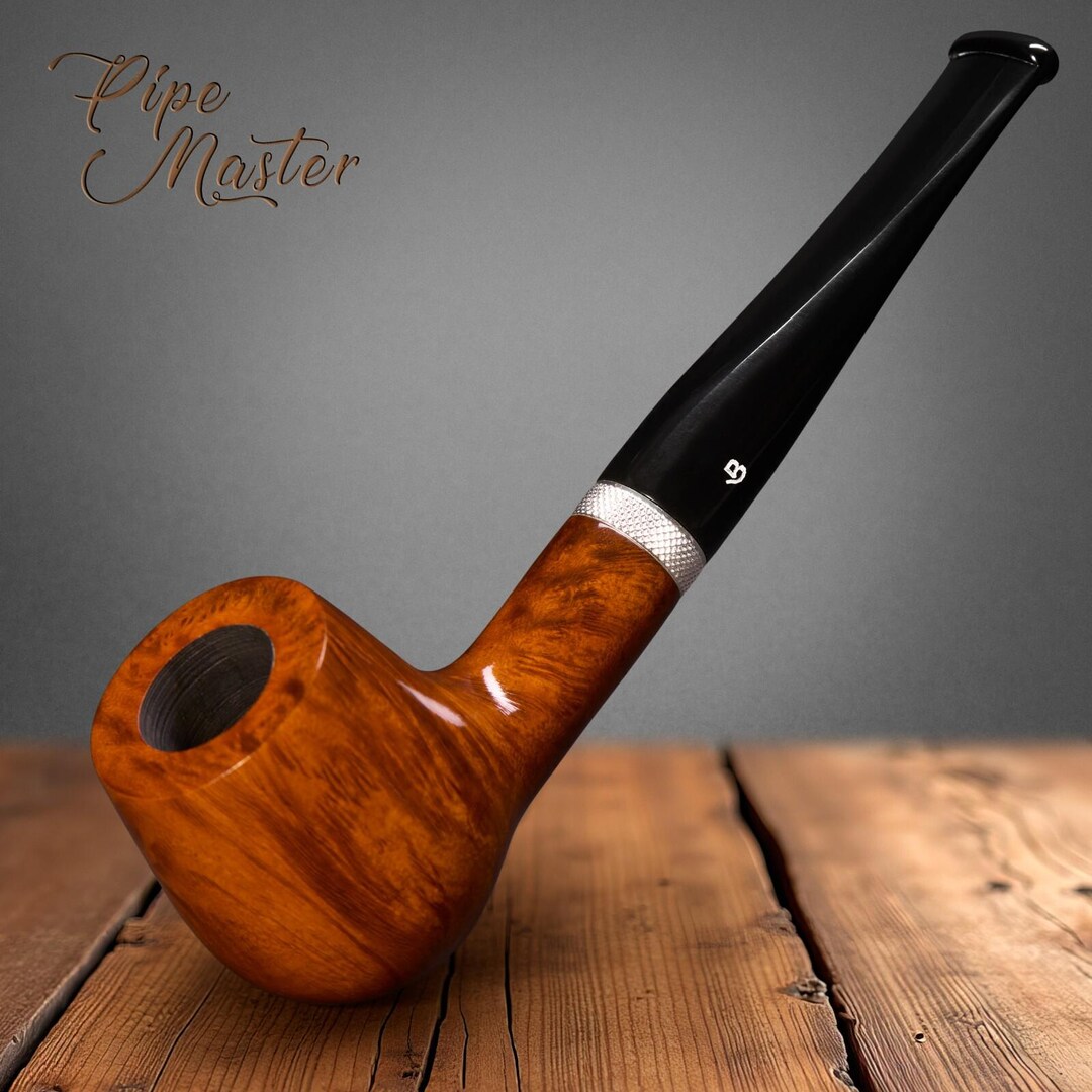 Mr. Brog Straight Wooden Tobacco Smoking Pipe 87 Atachee Tik Briar ...