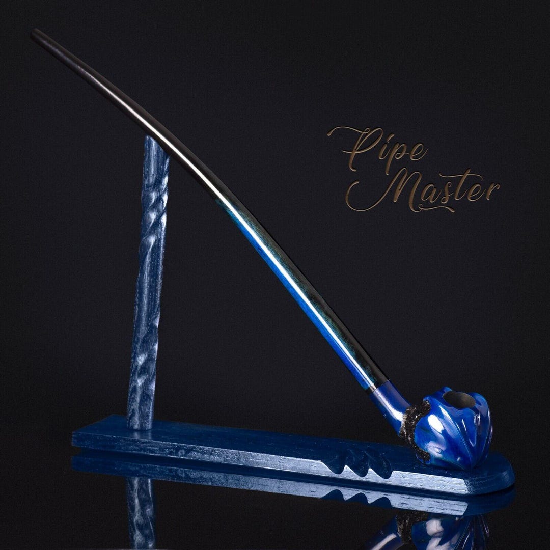 Tobacco Smoking Pipe Stand Lotr Gandalf Hobbit 87 Leaf Churchwarden 14 ...