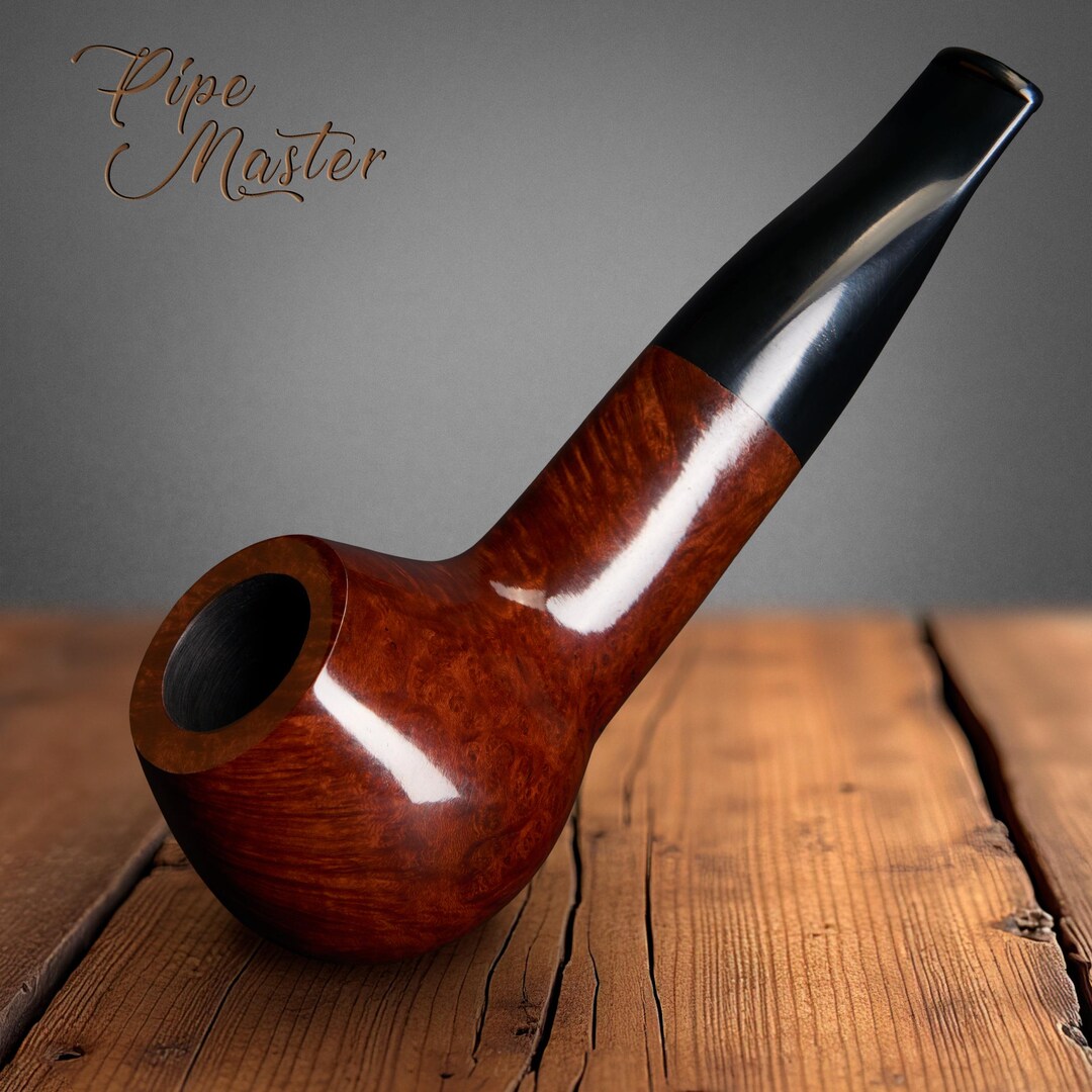 Mr. Brog Hand Made Wooden Tobacco Smoking Pipe 134 Pilar Tik Briar Box ...