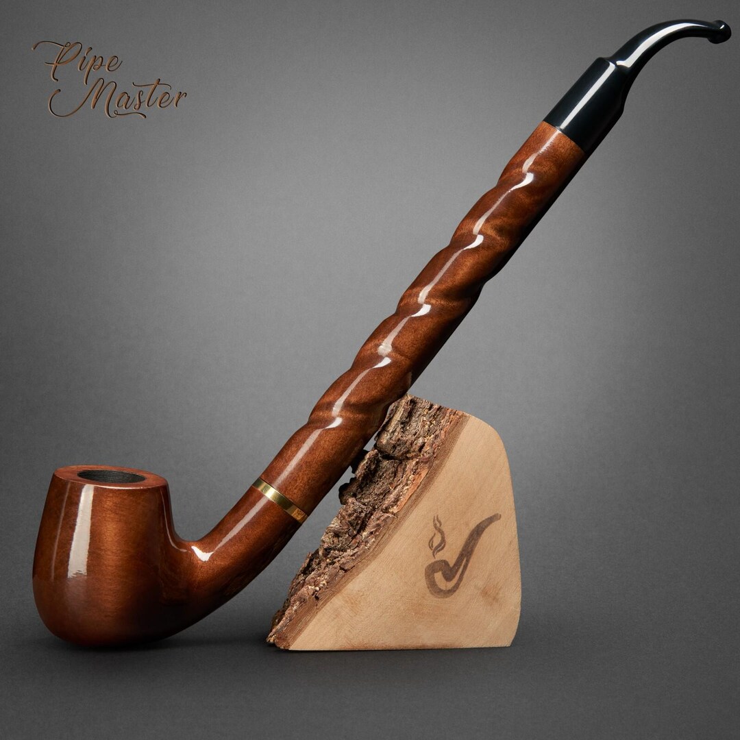 Mr. Brog Hand Made Wooden Tobacco Smoking Pipe 16 Tabor Churchwarden ...