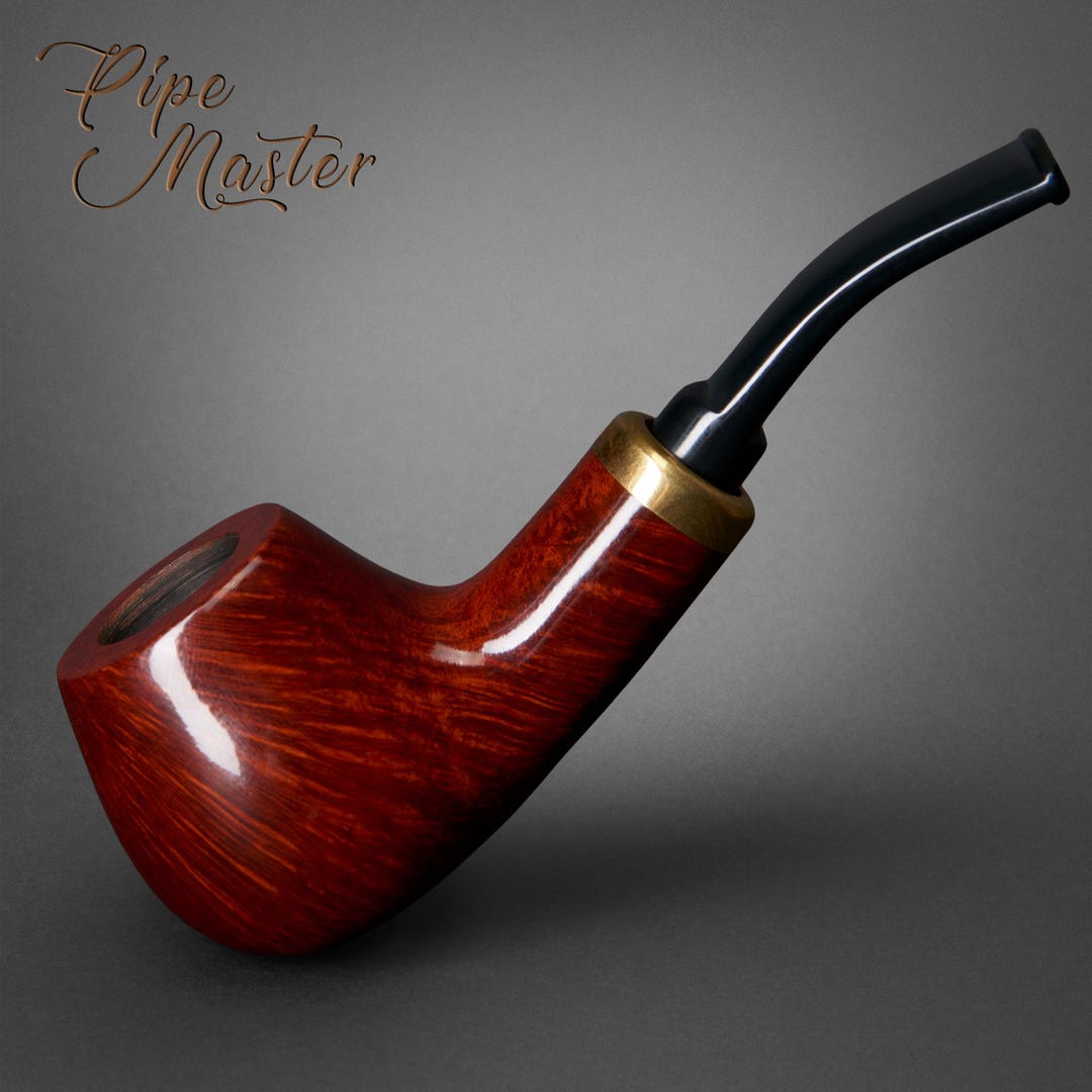 Mr. Brog Small Hand Made Wooden Tobacco Smoking Pipe 132 Rubel Tik ...