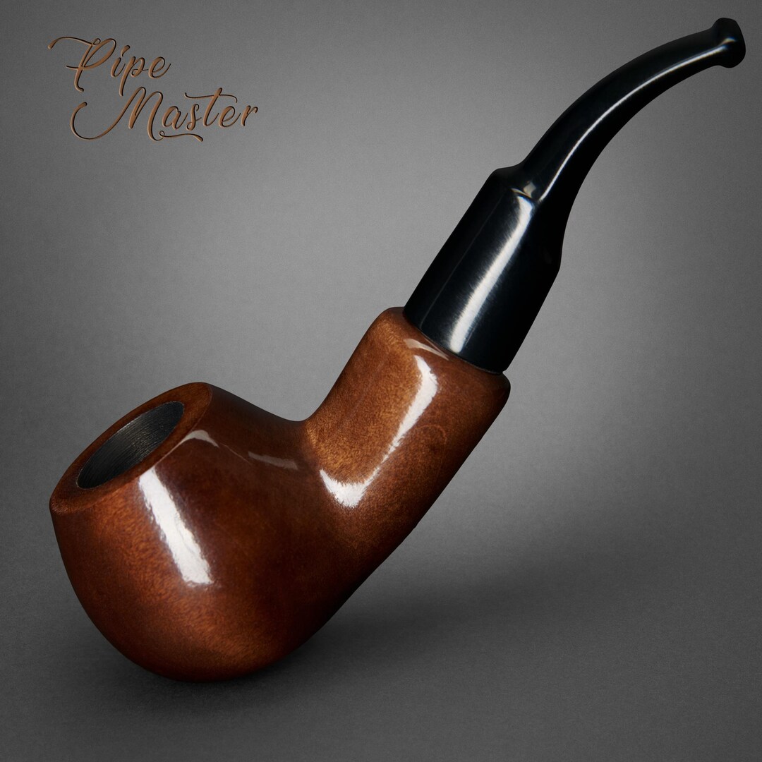 Mr. Brog Hand Made Wooden Smoking Pipe for Tobacco 33 Boxer Brown Pear ...