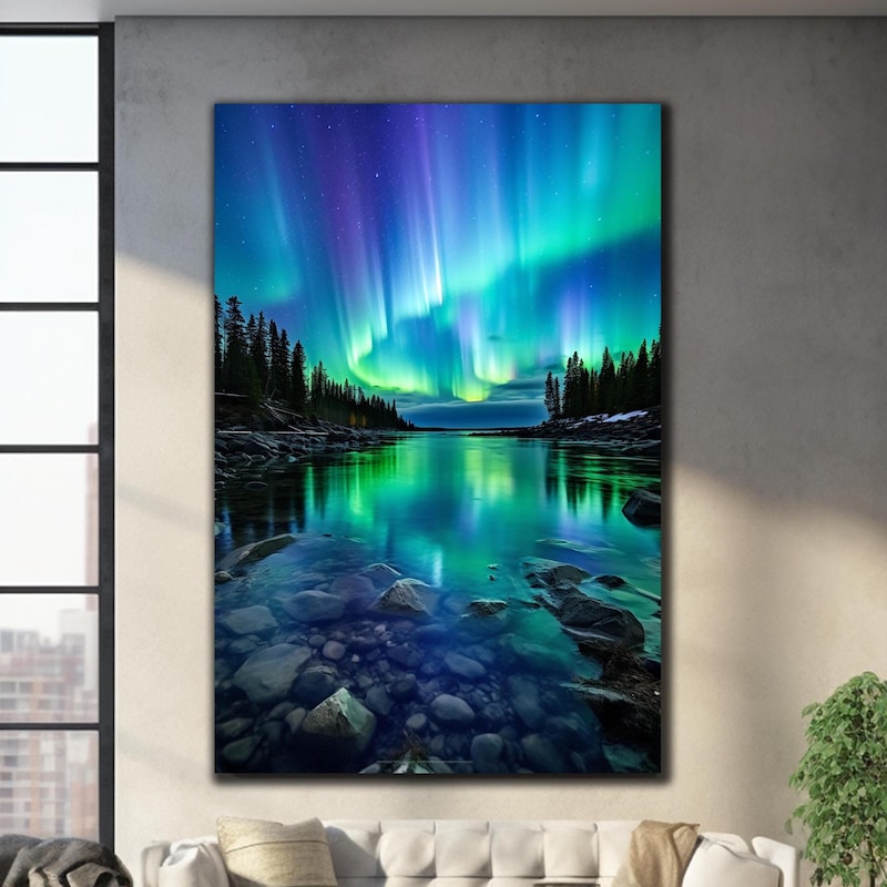 Northern Lights Room Decor - Etsy