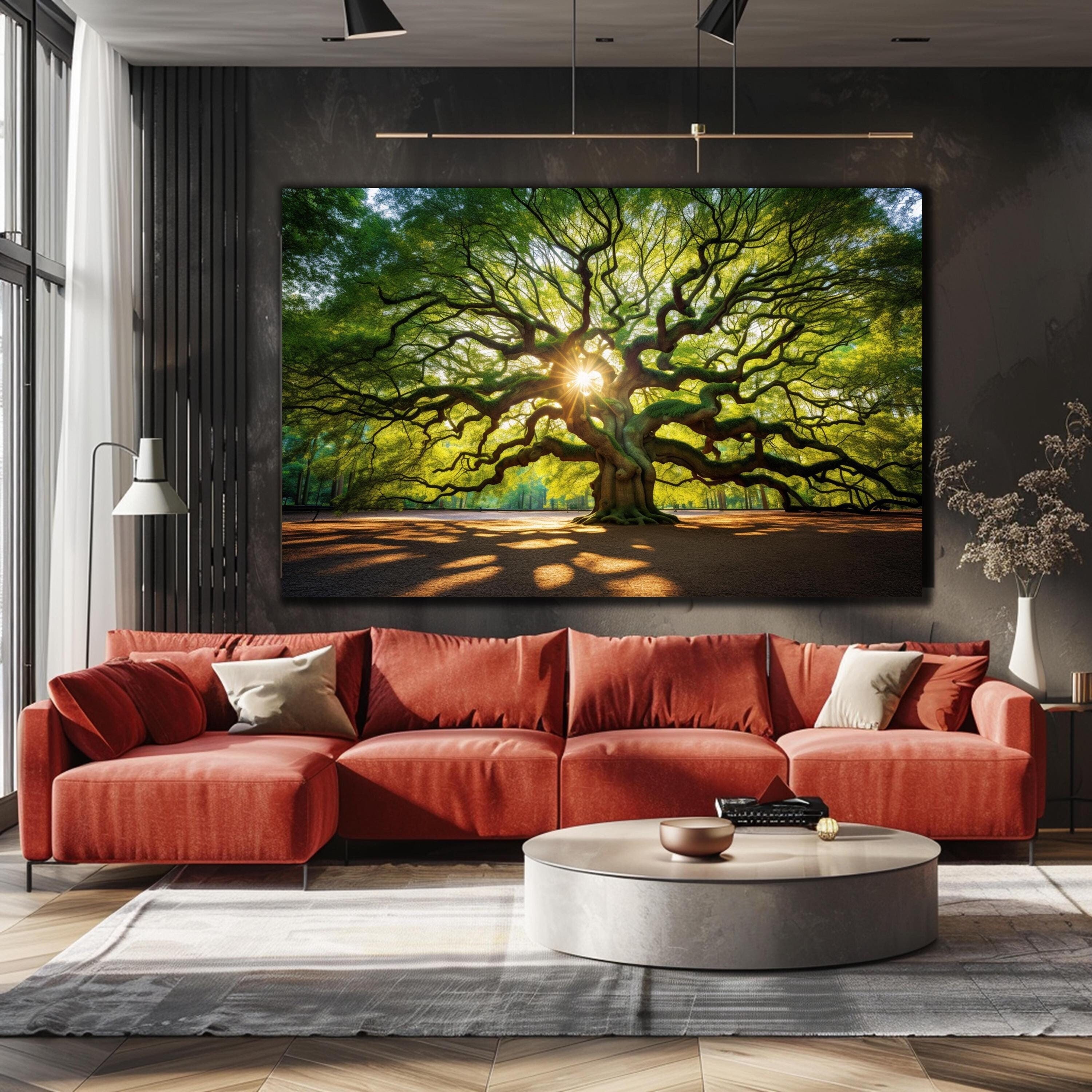 Angel Oak Tree, Extra Large Wall Art, South Carolina Historic Oak Tree ...
