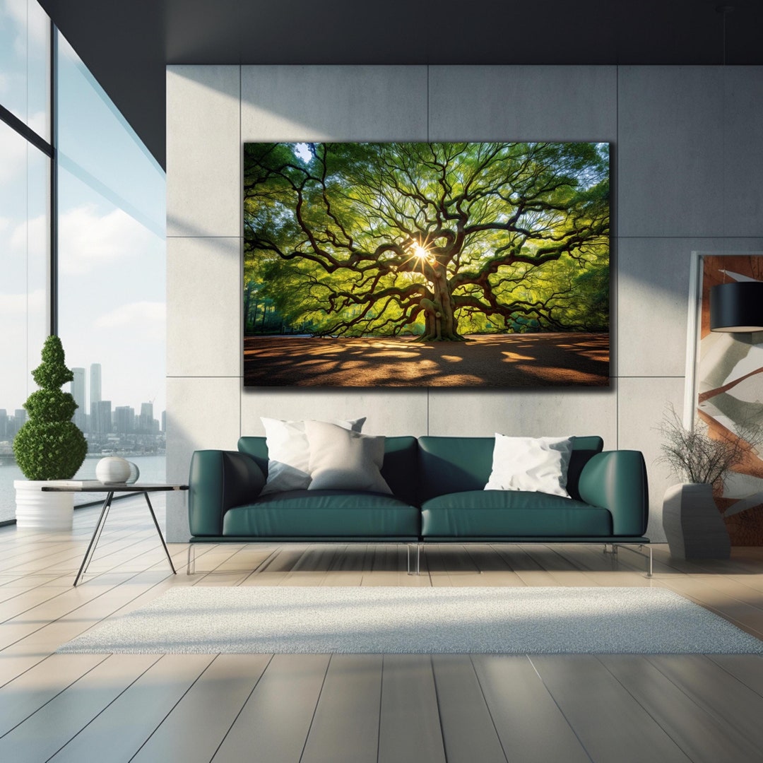 Angel Oak Tree, Extra Large Wall Art, South Carolina Historic Oak Tree ...