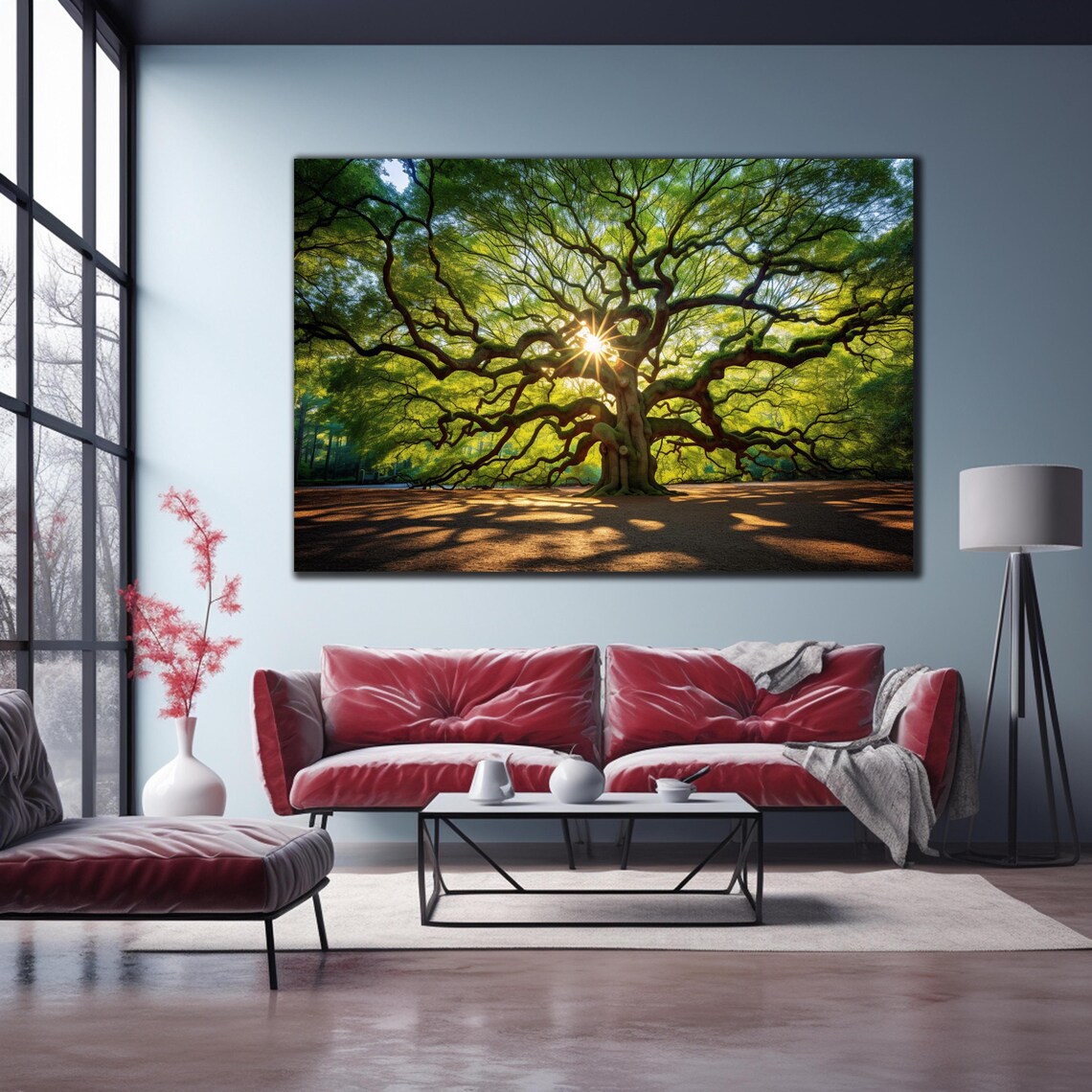 Angel Oak Tree, Extra Large Wall Art, South Carolina Historic Oak Tree ...